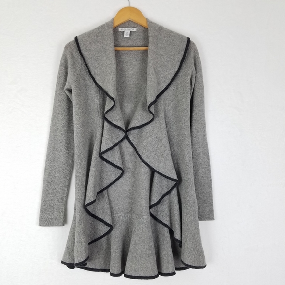 Autumn Cashmere | Sweaters | Autumn 0pure Cashmere Ruffle Circle Long ...